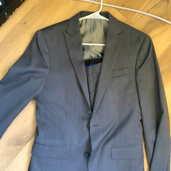 Egara | Suits & Blazers | Mens Wearhouse Slim Fit Light Grey Suit ...